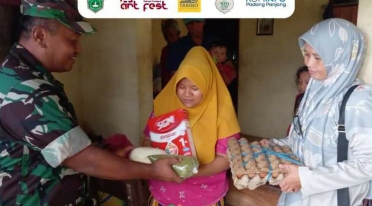 Danramil 01/PP Jadi Bapak Asuh Stunting - Horizone